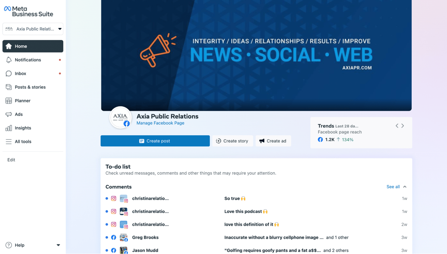 How to manage page roles on your company's Instagram Page