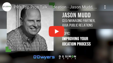 Jason Mudd Discusses Creativity on PR’s Top Pros Talk