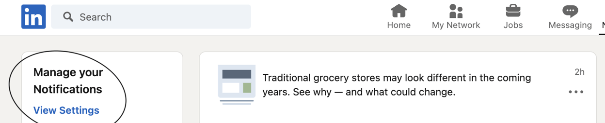 How to turn off LinkedIn notifications for pages you manage